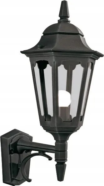 Nástěnná lampa na fasádu Parish PR1-BLACK Elstead kaplička černá