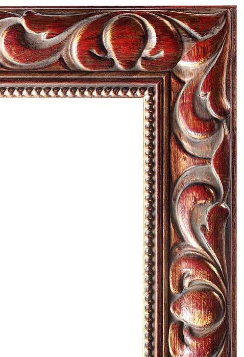 Zrcadlo Sanremo - rudá - 50 x 60cm