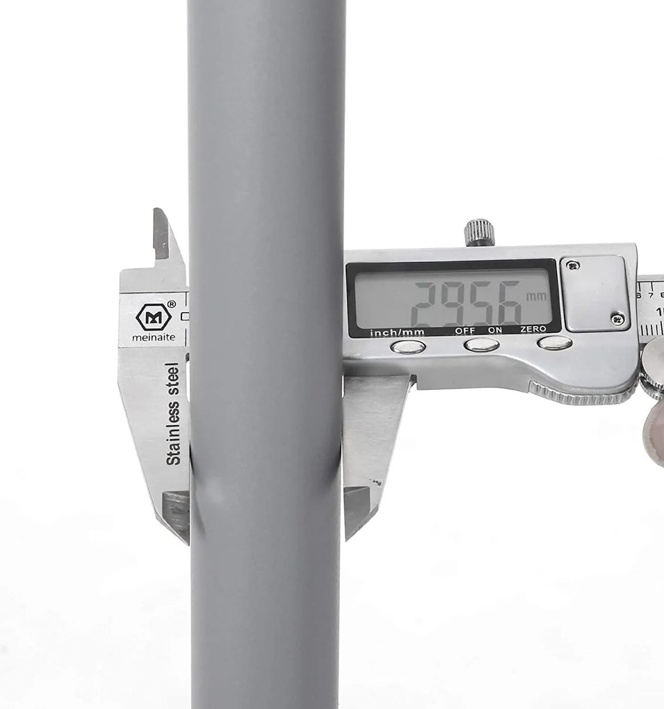 Oděvní stojan, dvojitá oděvní tyč rozšiřitelná od 87 do 150 cm