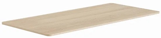 Lama Plus Deska stolu ERGODESK — 160x75x1,8 cm, laminovaná dřevotříska ořech rustikal