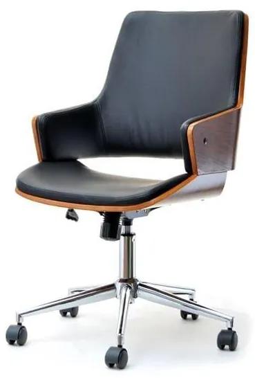 Medo Kancelářská židle OSCAR, černá / ořech