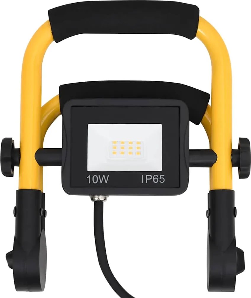 LED reflektor s rukojetí 10 W studené bílé světlo 149638