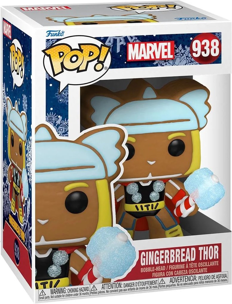 Funko pop marvel holiday: gingerbread thor