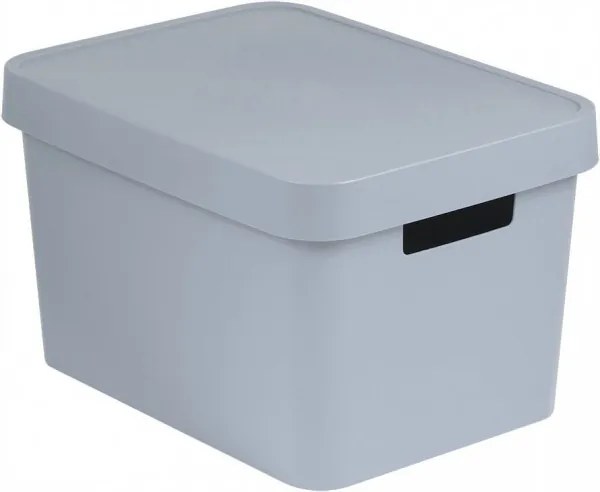 Úložný  box plastový s víkem  17L - šedý CURVER OEM R41168