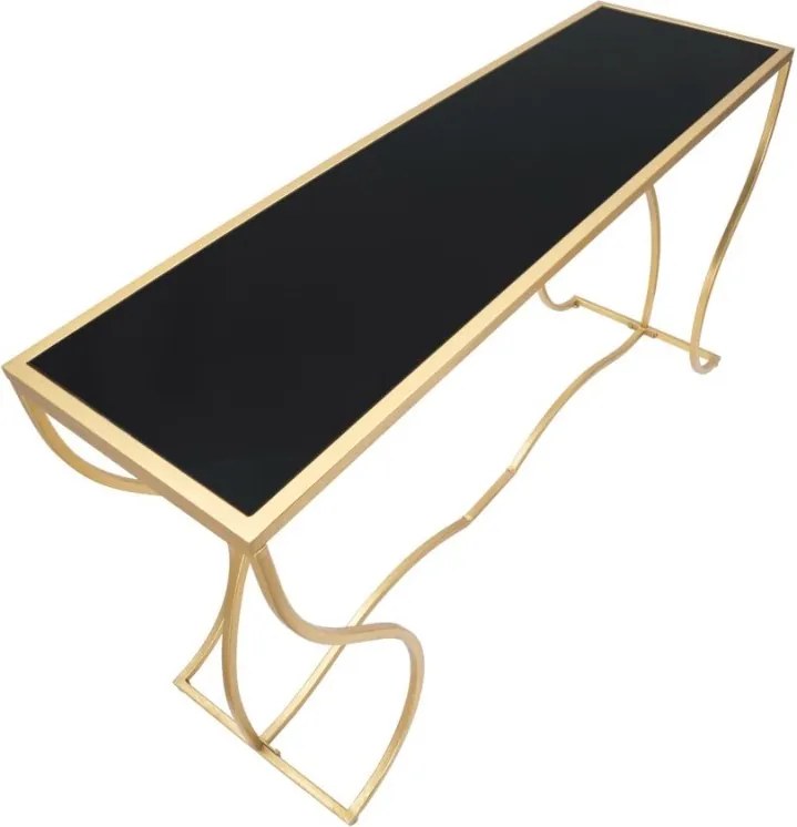 Designová konzole Sachiyo 130 cm zlatá