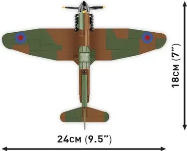 COBI 5868 II WW Spitfire Mk. I N3200, 1:48, 146 k