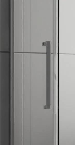 FORTE Sprchové dveře URBAN ESSENCE N1FS BARVA rámu - Hliník bílý, Rozměr A - 100 cm, Směr zavírání - Pravé (DX), Výplň - Stampato C bezpečnostní sklo - 6 mm BEN10DXB2