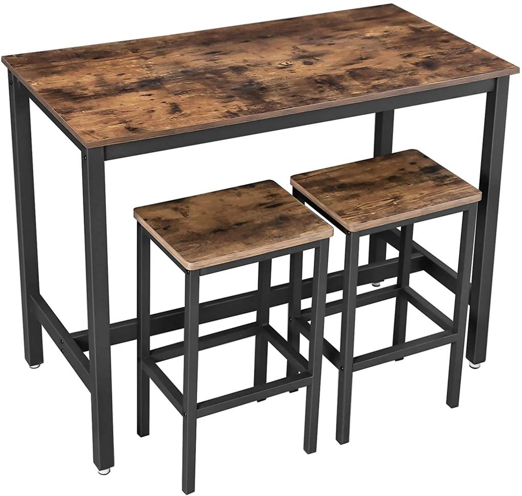 Barový stůl s židlemi Varianta: Barový stůl s židlemi