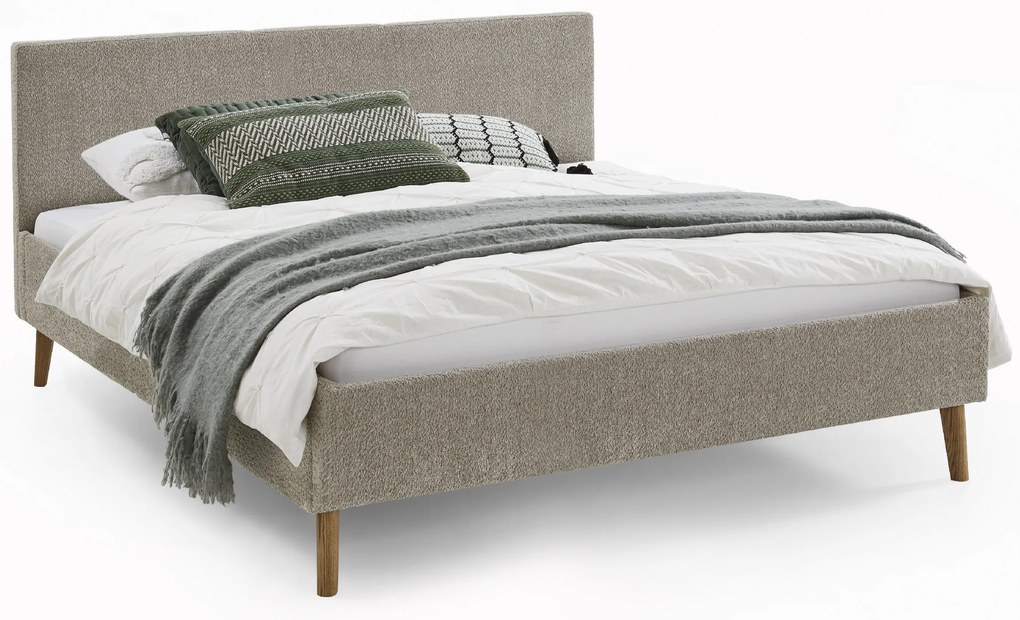 MEISE MÖBEL Čalouněná postel KRETA 180x200cm taupe 2162-10-5000