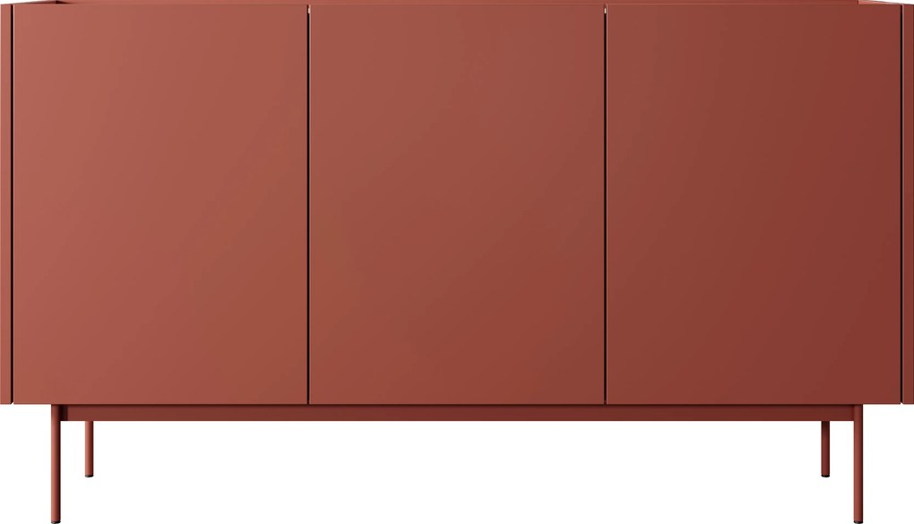 PCo Komoda CERAMIC K-144, 144 cm Červená