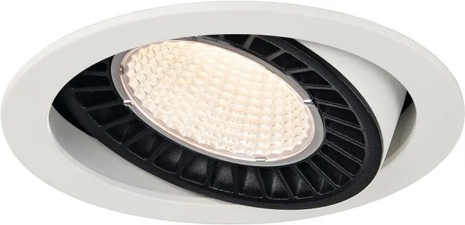 SUPROS DL LED vnitřní stropní vestavné svítidlo, bílá, kulaté, 3000K, 60°, CRI90, 2600lm - BIG WHITE