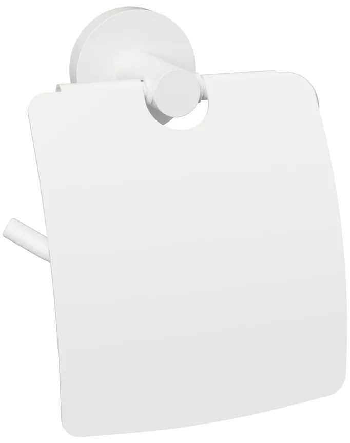 Sapho, X-ROUND WHITE držák toaletního papíru s krytem, bílá, XR732W