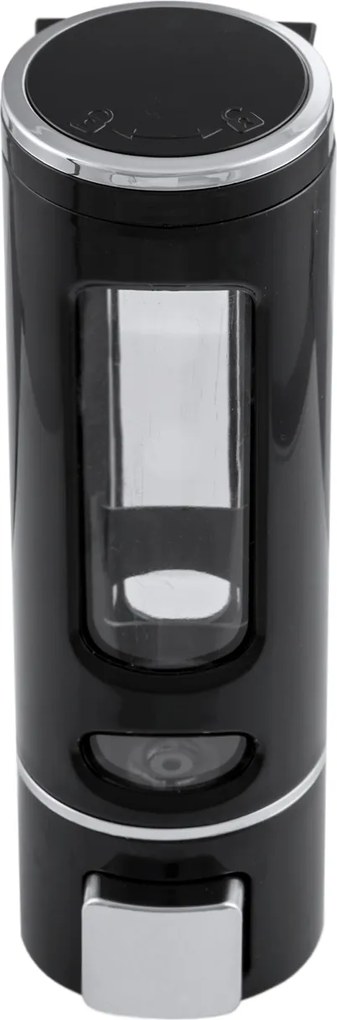 Gamma Gamma, nástěnný dávkovač mýdla 400ml, černá, GMA-DOZS-BK