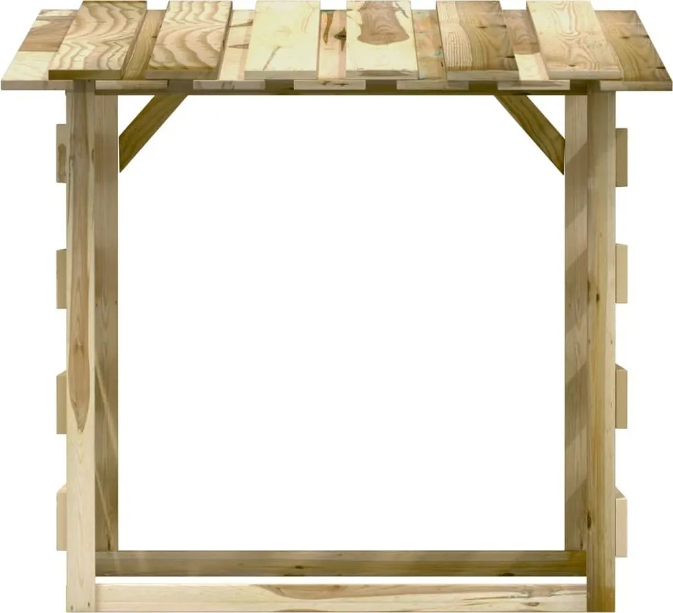 vidaXL Pergoly se střechou 3 ks 100x90x100 cm impregnovaná borovice [3096645]