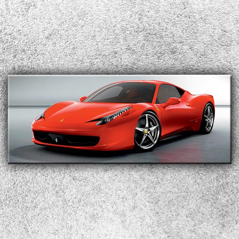 Fotografie na plátno Rudé Ferrari 150x60 cm