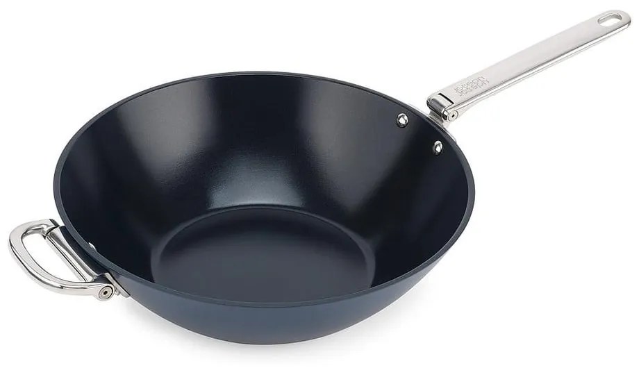 Wok pánev s keramickým povrchem ø 32 cm Space – Joseph Joseph