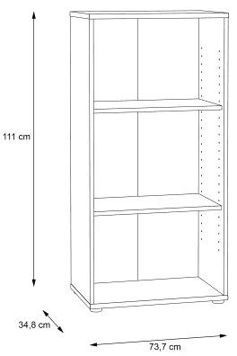 Knihovna URAN dub artisan