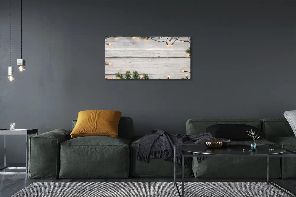 Obrazy na plátně Větvičky světlé dřevo 140x70 cm