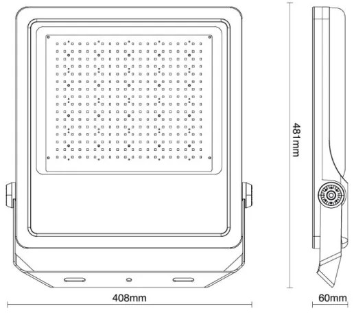 LED Venkovní reflektor PROFI PLUS LED/300W/230V 5000K IP66