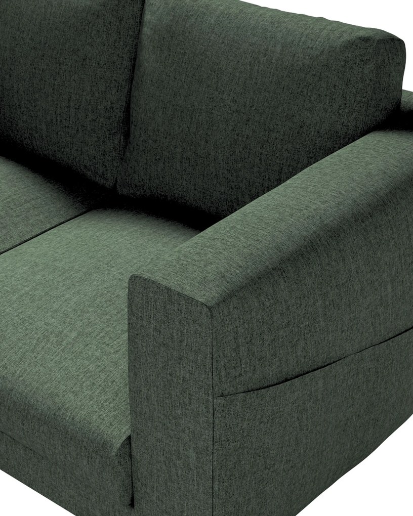 Potah na pohovku IKEA Norsborg 2-místná barva zelená látka pletený vzor