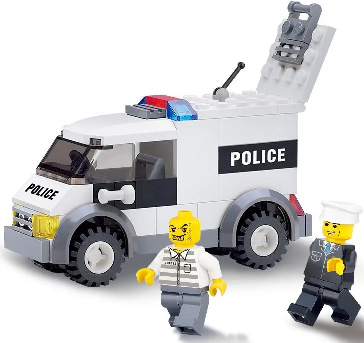 Blocki stavebnice Policejní anton typ LEGO 85 dílů