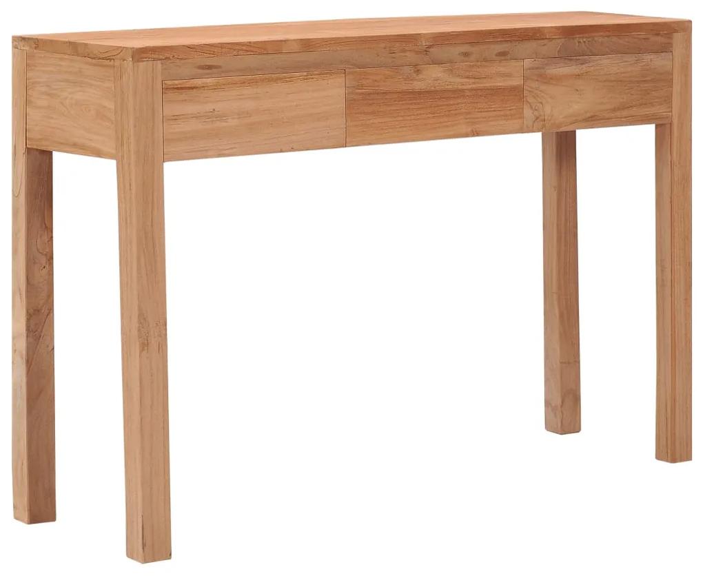Konzolový stolek 110 x 35 x 75 cm masivní teakové dřevo,  287229