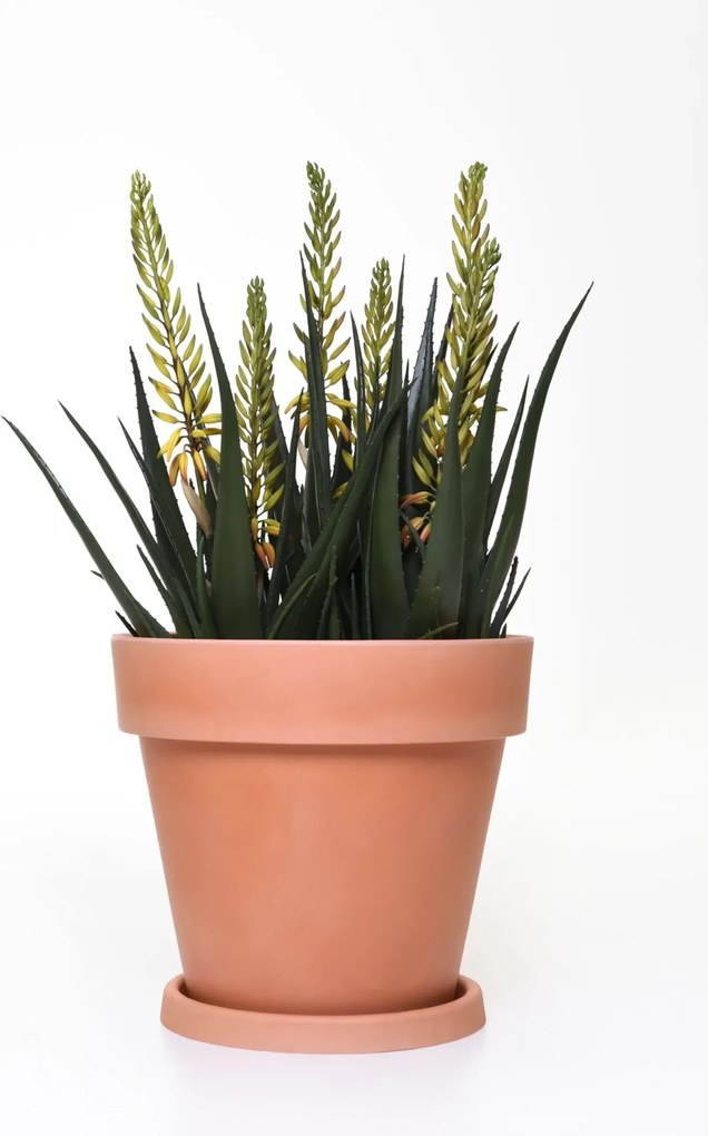 Květináč LEVANTA, plast, výška 63 cm, natur