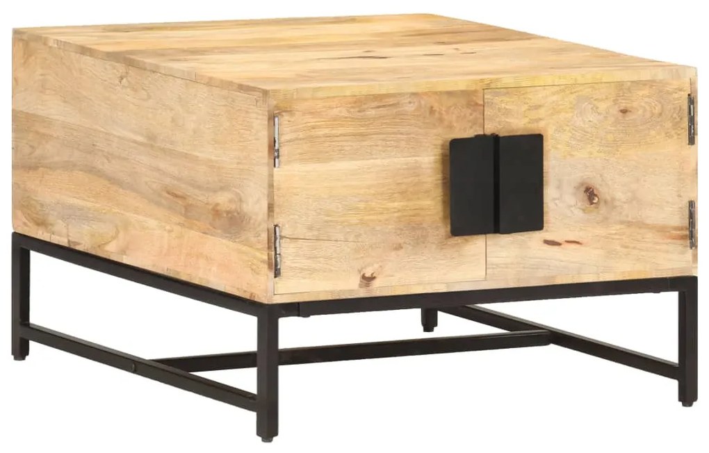 Konferenční stolek 67 x 67 x 45 cm masivní mangovníkové dřevo 320375
