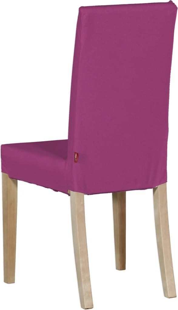 Potah na židli IKEA  Harry, krátký barva růžová látka pletený vzor