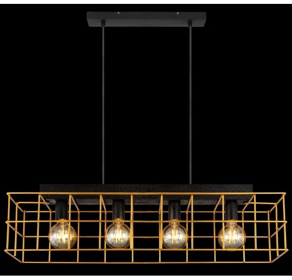 Globo 15530B-4H - Lustr na lanku MERRIL 4xE27/60W/230V