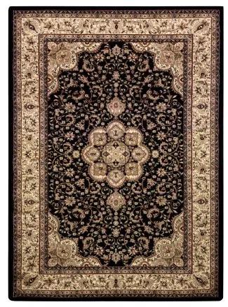 koberec ROYAL AGY model 0521 černý velikost 180x270 cm | krásné koberce cz