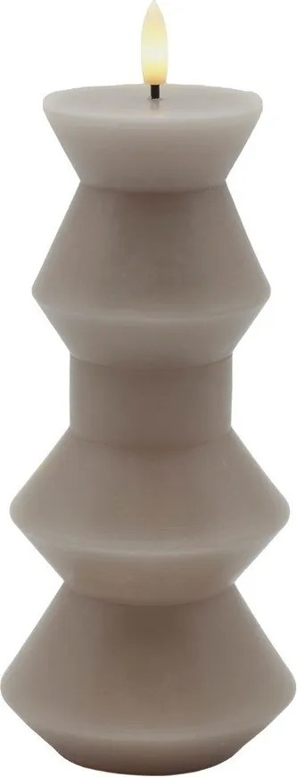 LED svíčka na baterky (výška 20 cm) Sille Geometry – Sirius