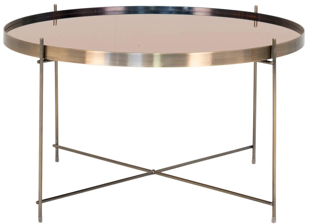 Nordic Experience Mosazný konferenční stolek Mattr 70 cm