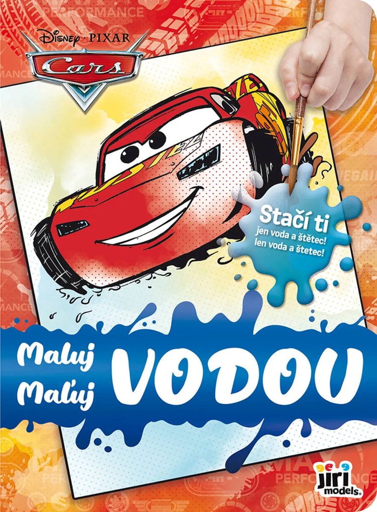 JIRI MODELS Maluj vodou Auta (Cars) omalovánky 2
