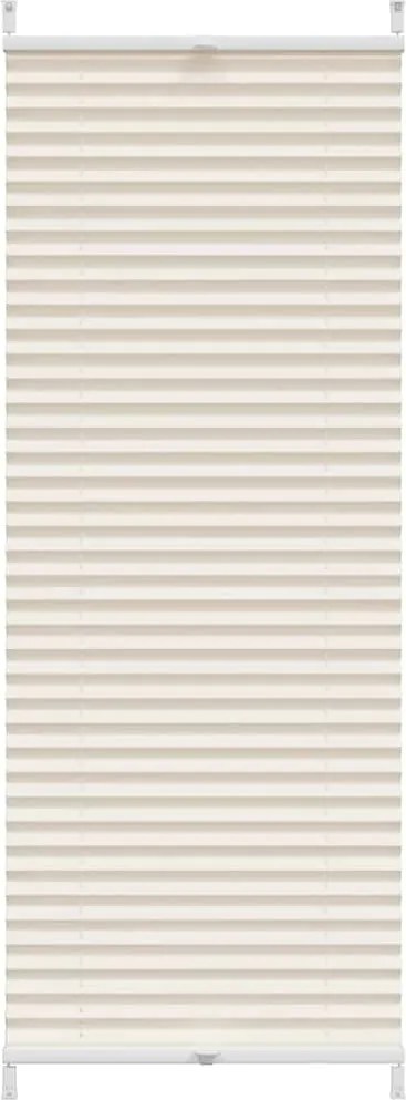 Plisovaná roleta 50 x 100 cm krémová 240621