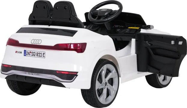Elektrické autíčko Audi SQ8 bílé / šedé