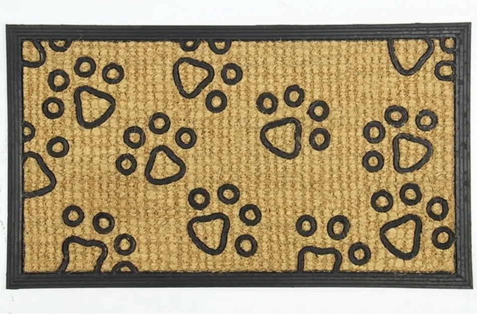 BO-MA Trading Kokosová rohožka Tlapičky, 40 x 70 cm