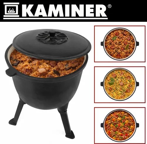 Litinová smaltovaná konvice Kaminer 8l