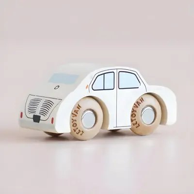 LE TOY VAN Dřevěné autíčko Rene modrá / od 2 let
