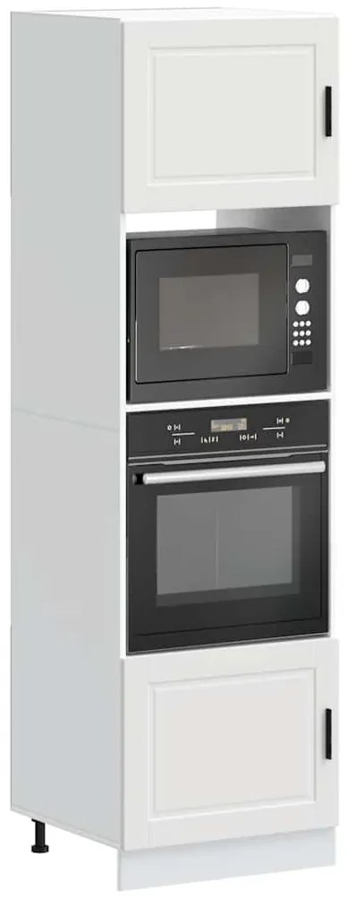 Skříňky na troubu 2 ks "Porto" bílý kompozitní dřevo 3315051