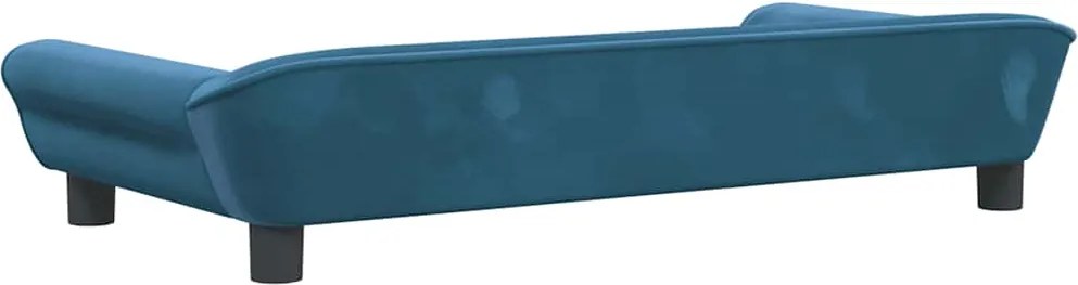Dětská pohovka modrá 100 x 50 x 26 cm samet 3196393