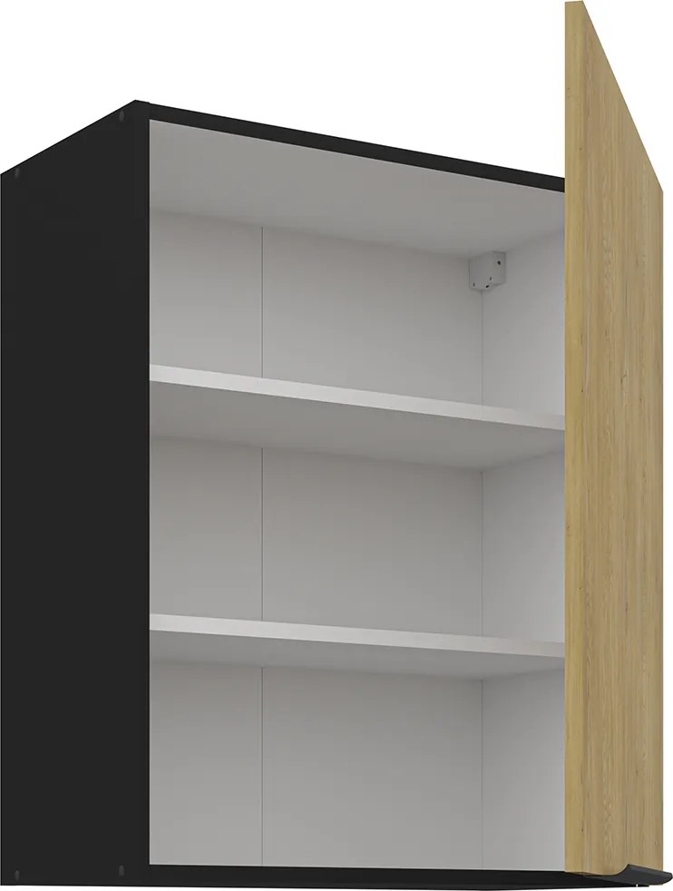 Kuchyňská linka CREMONA cc | 260 cm | UNI dvířka | černá/cremona