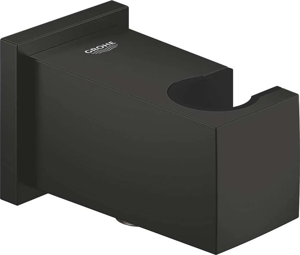 Grohe Euphoria Cube - Sprchové kolínko s držákem, matná černá 263702430