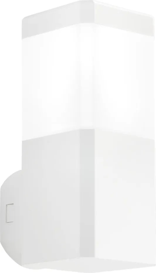 FAN I-FOCUS-Q-AP-BCO Nástěnné svítidlo, hranaté, polykarbonátové, bílé, 1 x GU10, 131 x 100 x 242 mm, IP65 - FANEUROPE