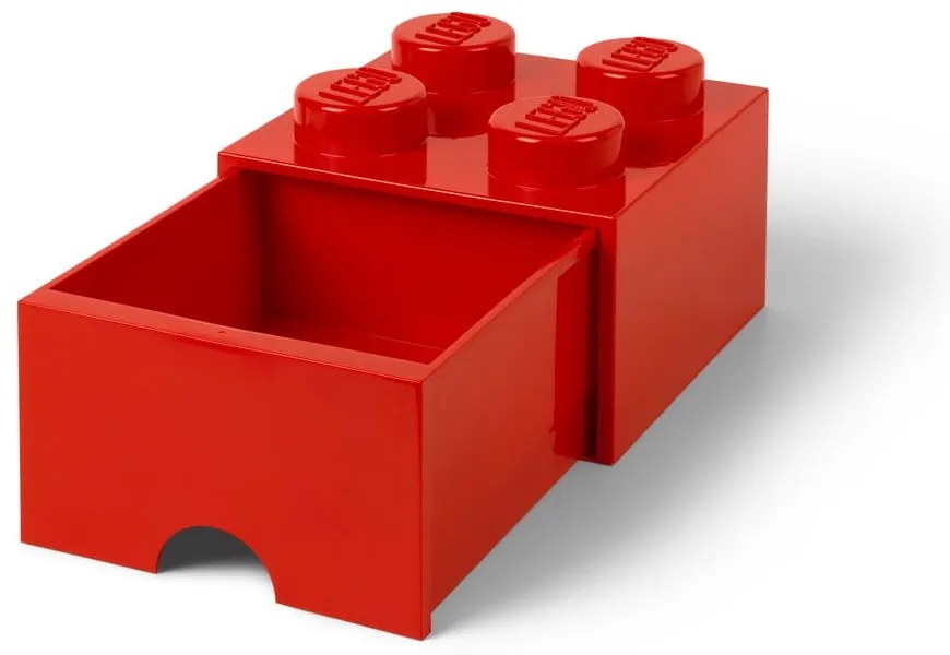 Červený úložný box se šuplíkem LEGO® Biano.cz