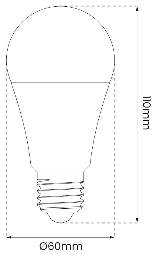 LED žárovka E27 RGB+CCT+DIM 8w 900 lm Wi-Fi