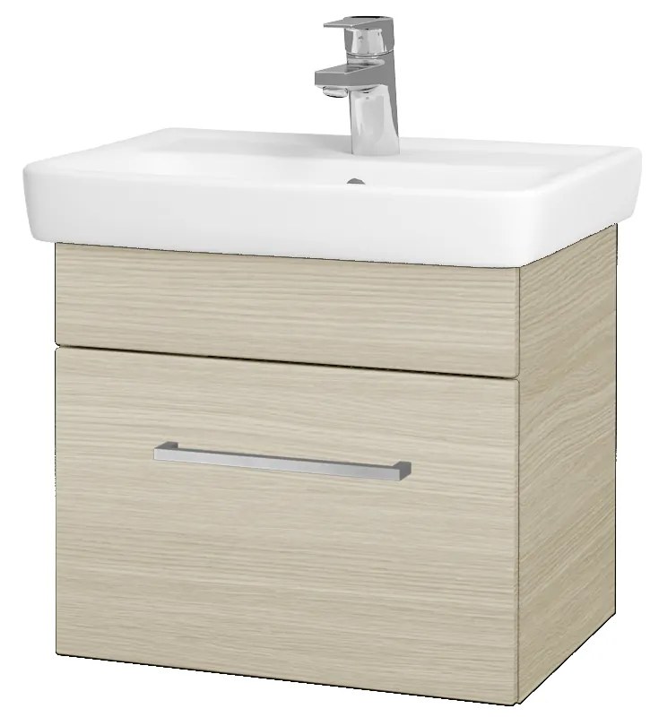 Dřevojas Koupelnová skříň SOLO SZZ 50 Varianta: N01 Bílá lesk / Úchytka T02 / IND Individual