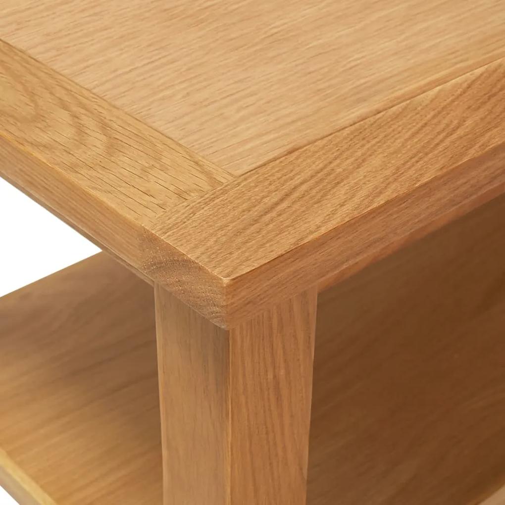 Konferenční stolek 110 x 55 x 40 masivní dubové dřevo - Default Title