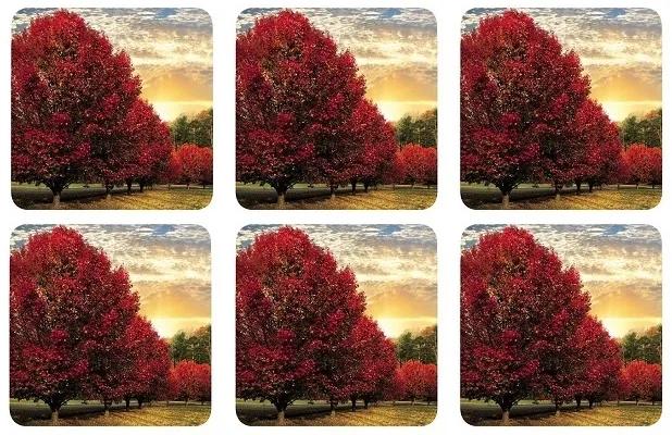 Pimpernel Malé prostírání - Karmínové stromy (Crimson Trees) 10,5x10,5
