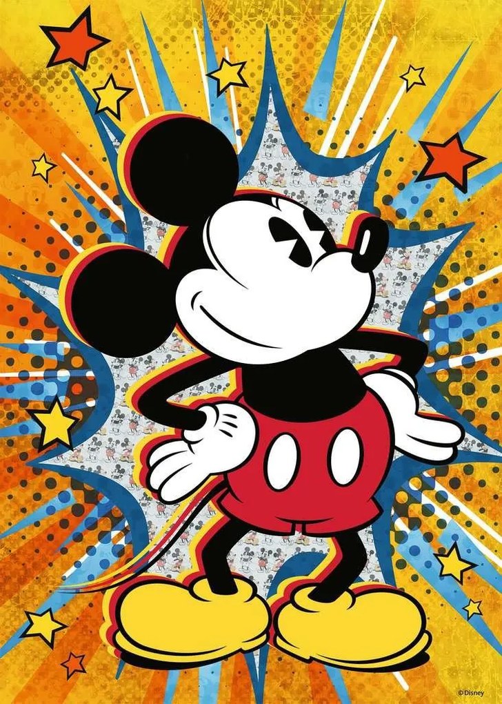 Ravensburger puzzle retro mickey mouse 1000 dílků
